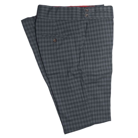 Chiragh Apparel | Pants | Mens Gurkha Pants Gray Plaid Wool Stretch ...